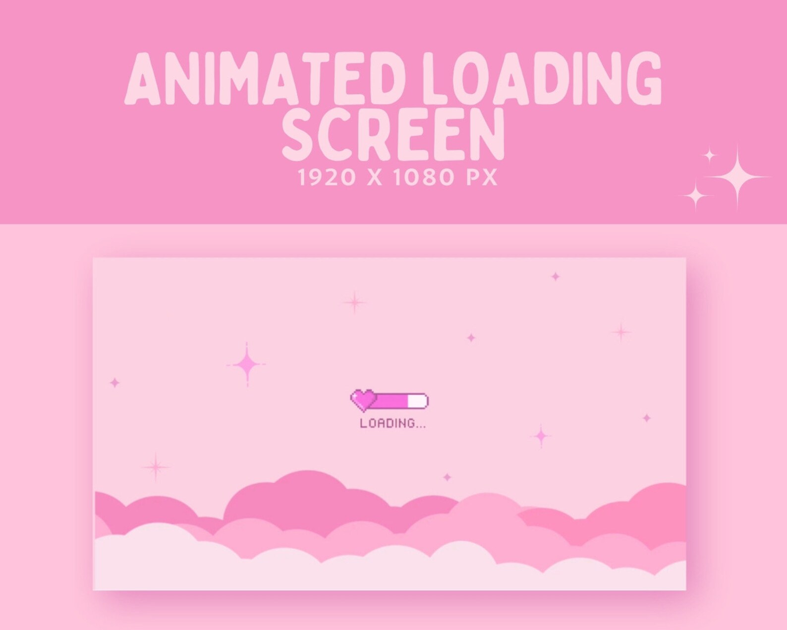 Personalized Kawaii Youtube Channel Kit | Intro / Outro / Loading Video ...