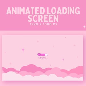 Personalized Kawaii Youtube Channel Kit | Intro / Outro / Loading Video ...