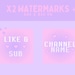 Cute Youtube Custom Channel Kit | Intros / Endscreens / Banner ...