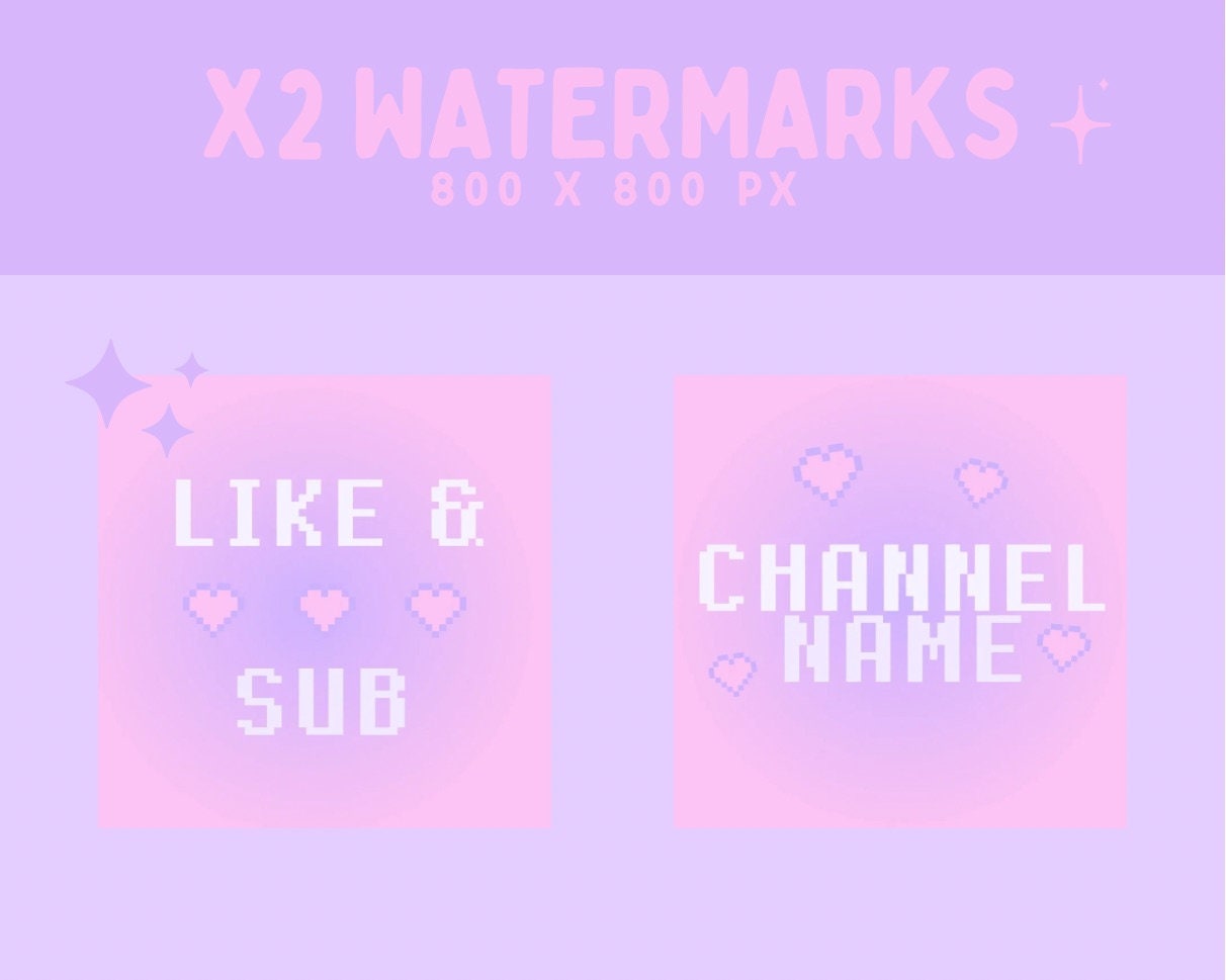 Cute Youtube Custom Channel Kit | Intros / Endscreens / Banner ...
