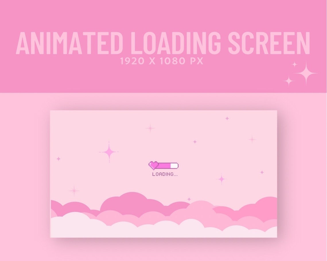 Personalized Kawaii Youtube Channel Kit Intro / Outro / Loading Video ...