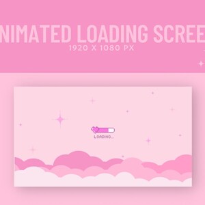 Personalized Kawaii Youtube Channel Kit Intro / Outro / Loading Video ...