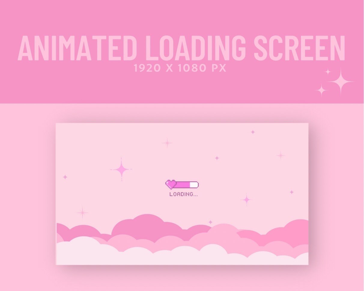 Personalized Kawaii Youtube Channel Kit Intro / Outro / Loading Video ...