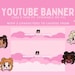 Ready to Use Cute Pink Kawaii Youtube Channel Kit | Intro / Loading ...