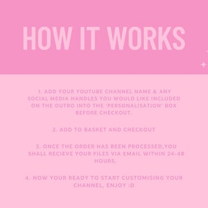 Personalized Kawaii Youtube Channel Kit Intro / Outro / Loading Video ...