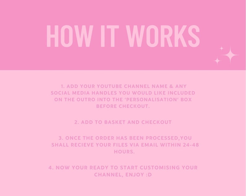 Personalized Kawaii Youtube Channel Kit Intro / Outro / Loading Video ...