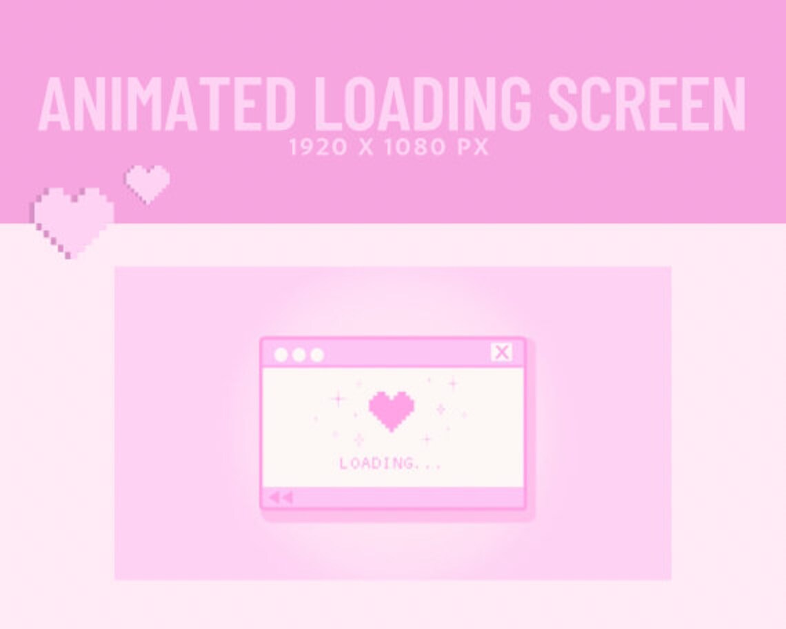 Custom Pink Kawaii Gamer Style Youtube Channel Kit | Intros / Loading Screen / Outros / Channel ...