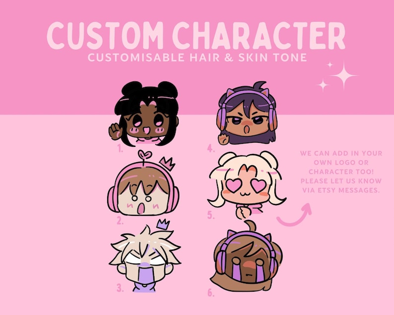 Personalized Kawaii Youtube Channel Kit | Intro / Outro / Loading Video ...