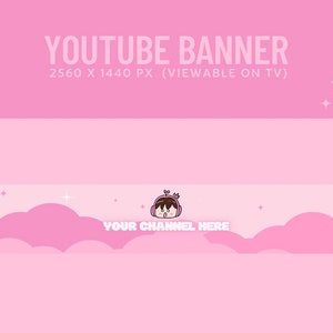 Personalized Kawaii Youtube Channel Kit Intro / Outro / Loading Video ...