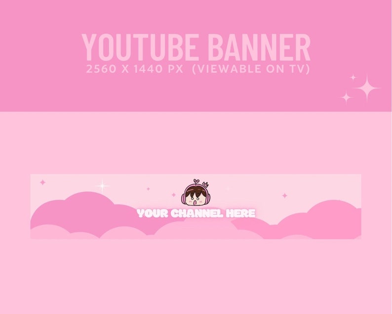 Personalized Kawaii Youtube Channel Kit Intro / Outro / Loading Video ...