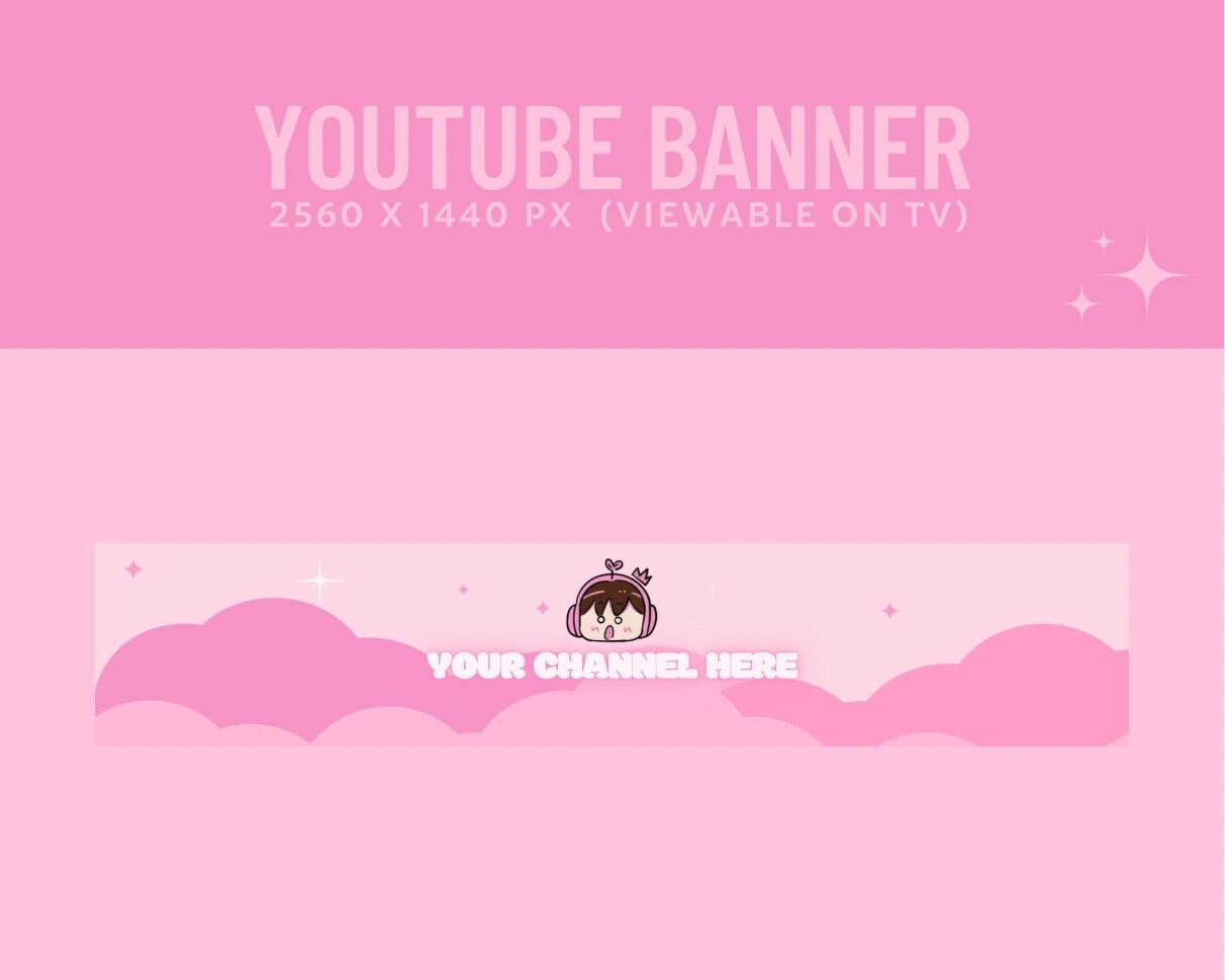 Personalized Kawaii Youtube Channel Kit Intro / Outro / Loading Video ...