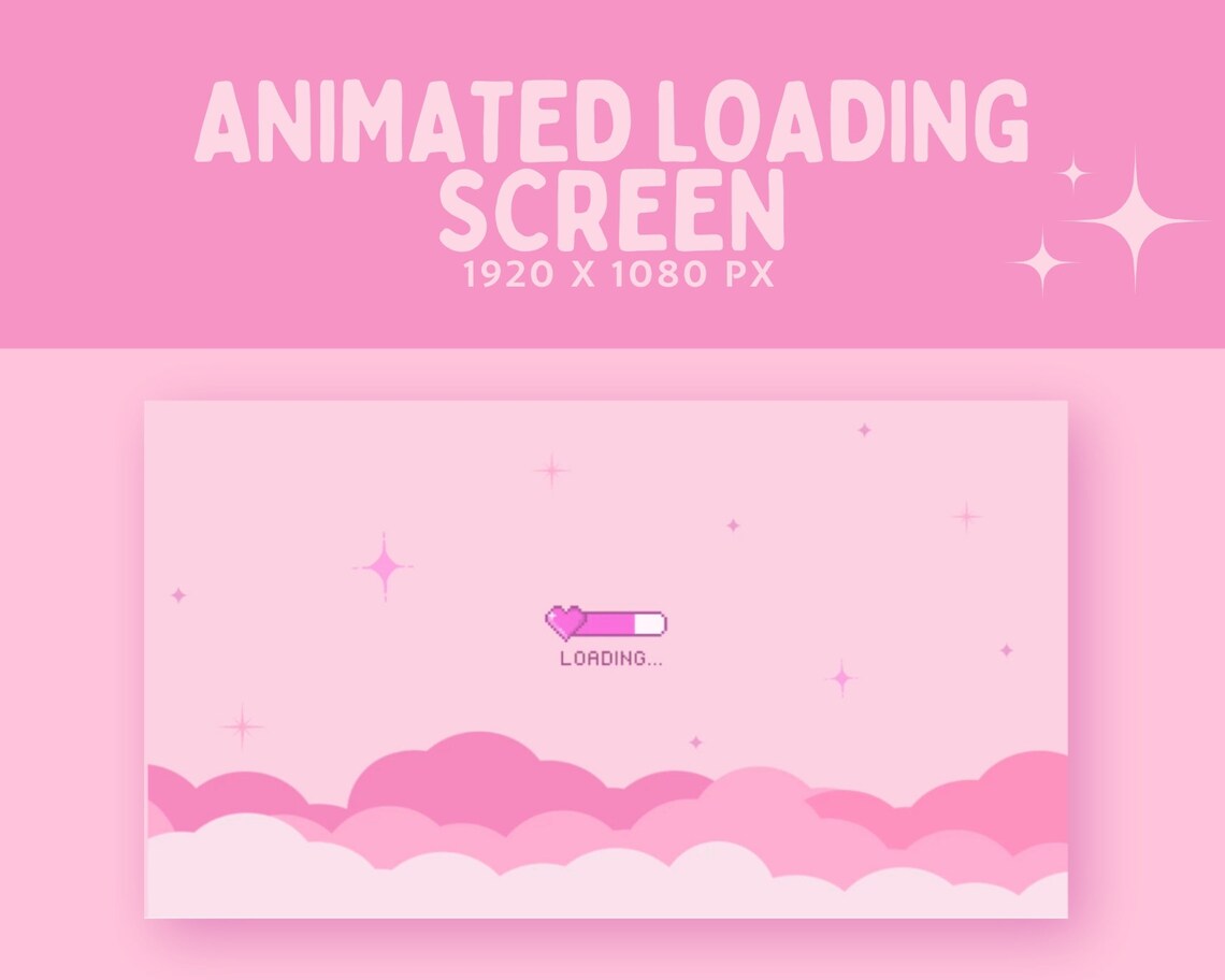 Ready to Use Cute Pink Kawaii Youtube Channel Kit | Intro / Loading ...