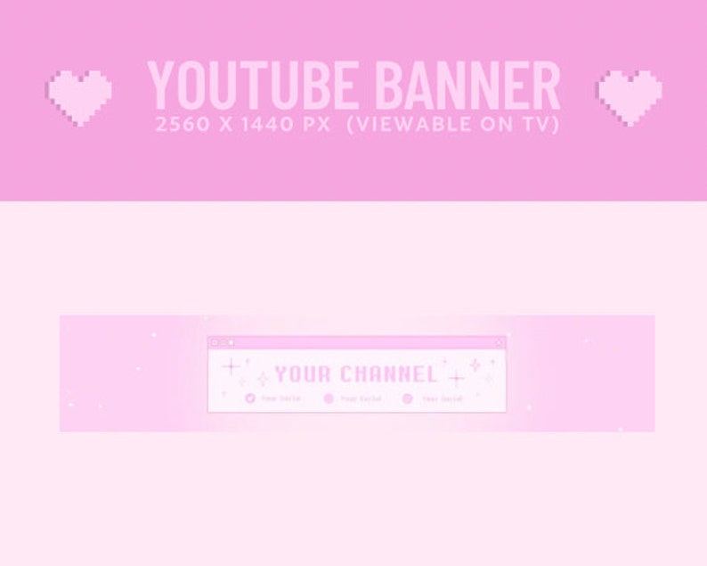 Custom Pink Kawaii Gamer Style Youtube Channel Kit | Intros / Loading ...