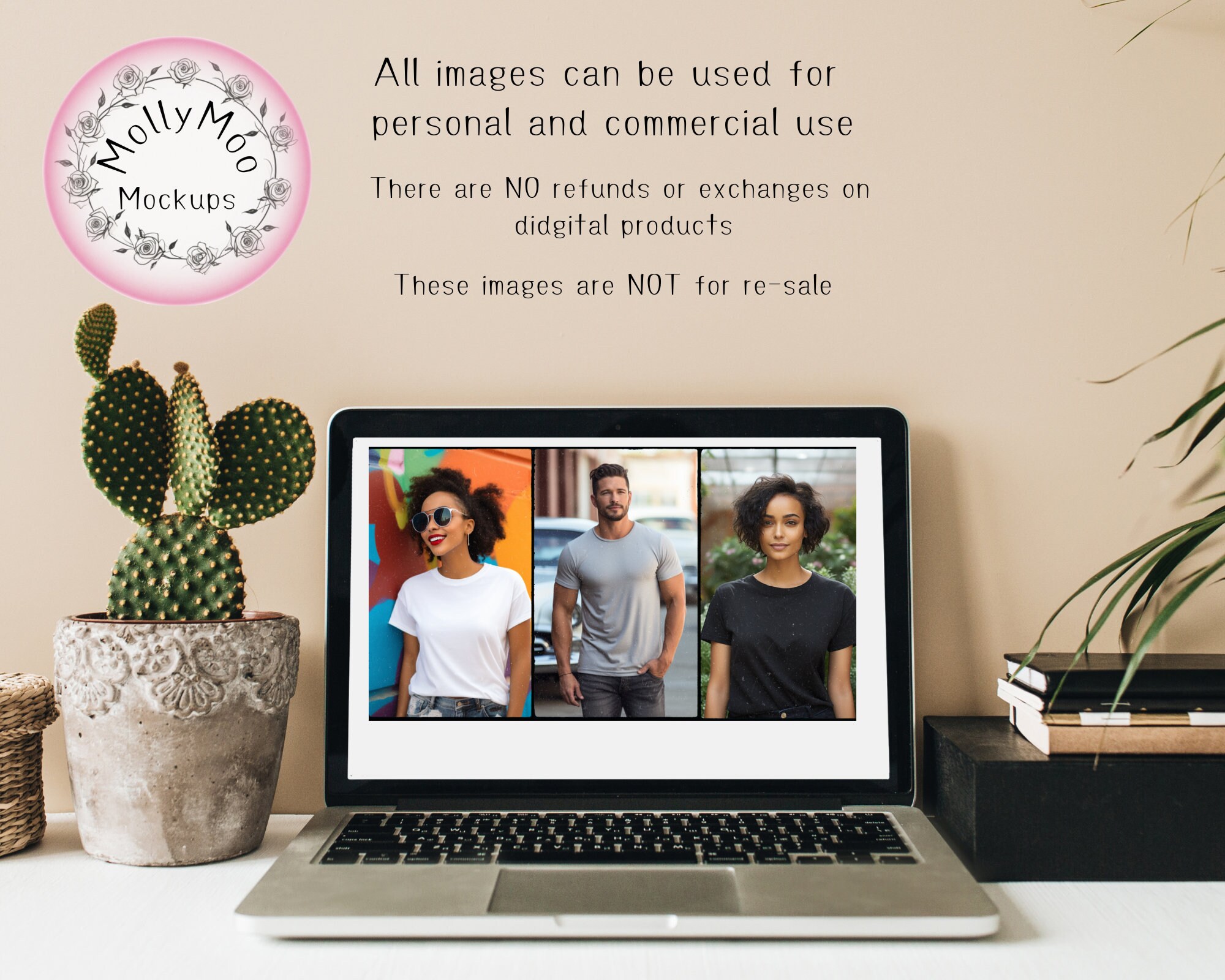 Women's White T-shirt Mock-up, White Bella Canvas 3001 Mock-up, T-shirt ...