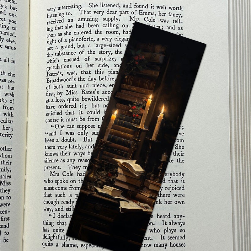 Dark Academia Bookmark - Etsy