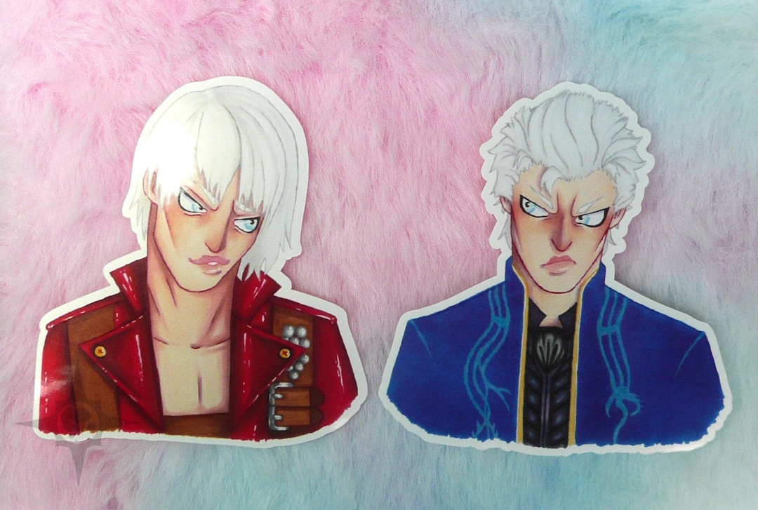 Devil May Cry 3 - Dante & Vergil Vinyl Stickers - Etsy