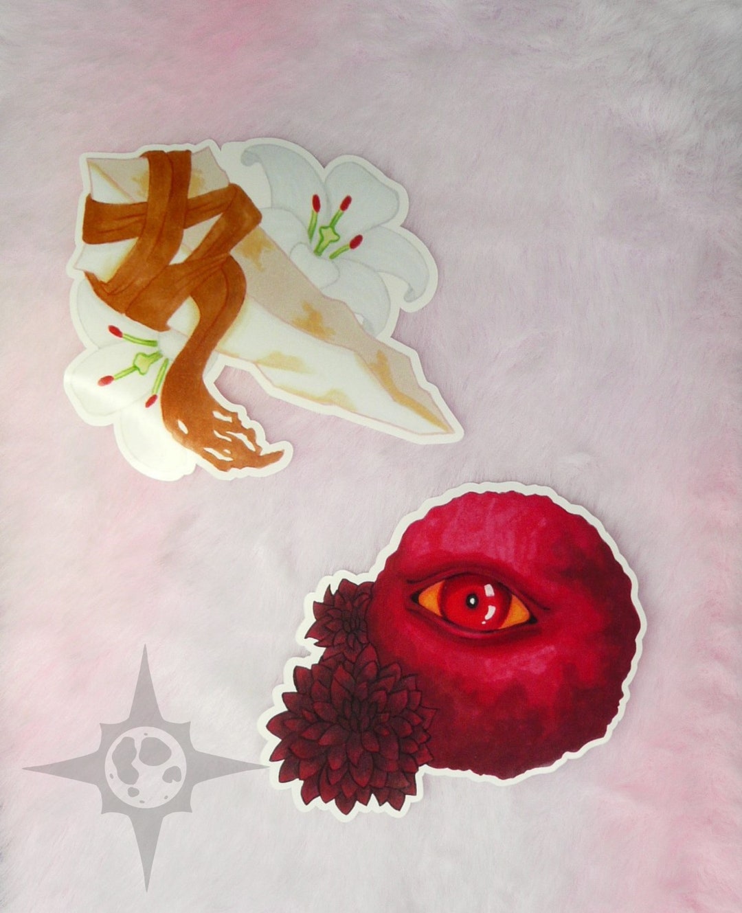 Dark Souls 3 - Red Eye Orb & White Sign Soapstone Vinyl Stickers - Etsy