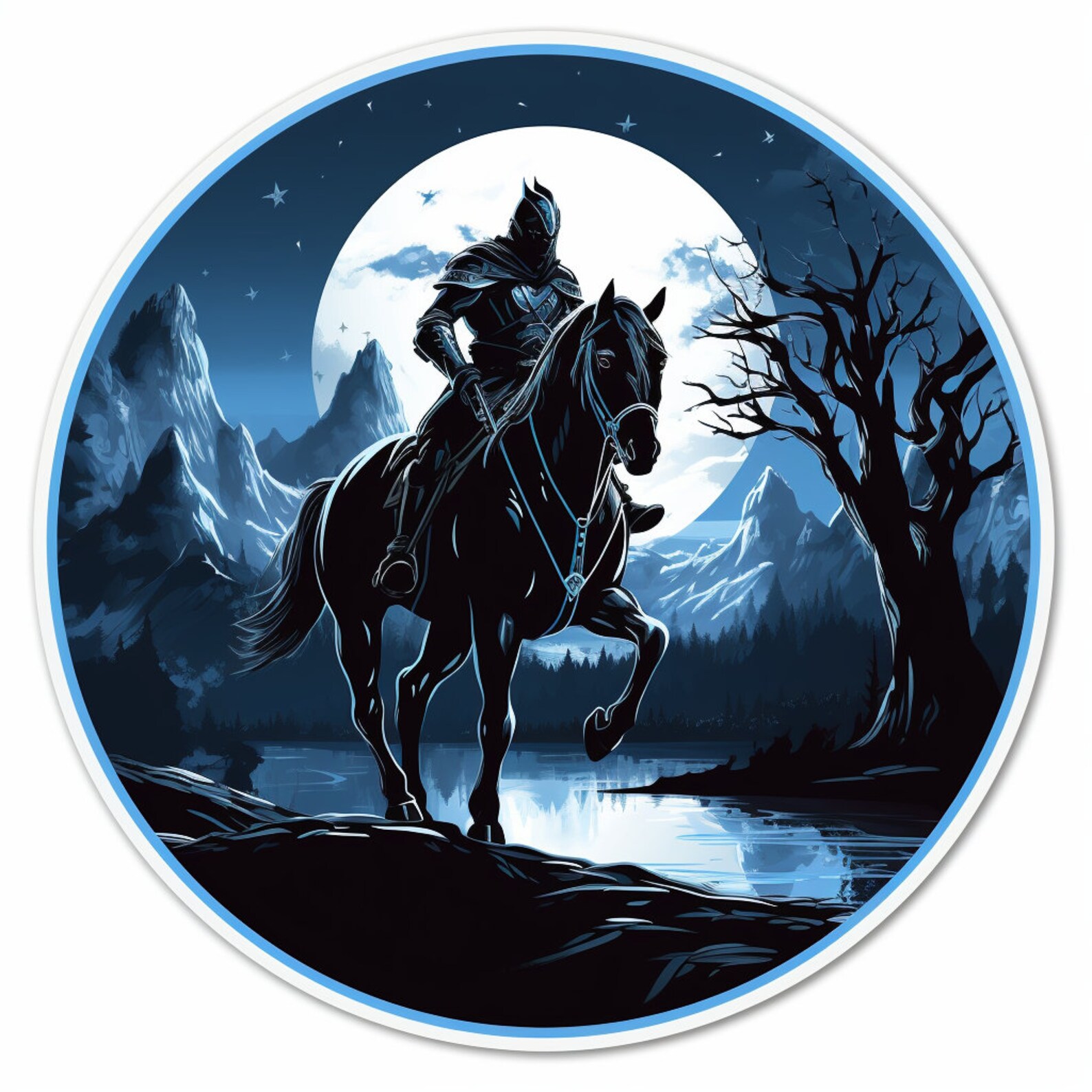 Valiant Knight Sticker - Etsy