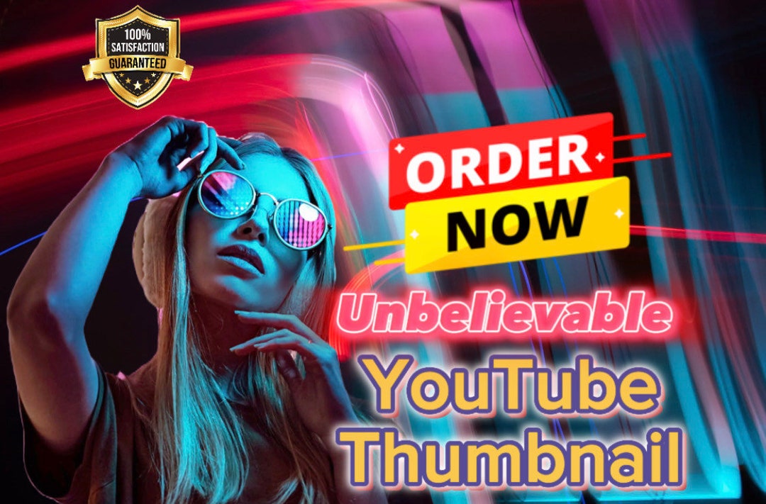 Youtube Thumbnail, Attractive Thumbnail, Good Looking Thumbnail - Etsy