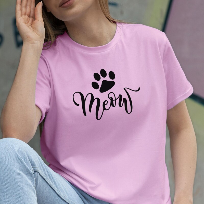 Meow T Shirt - Etsy