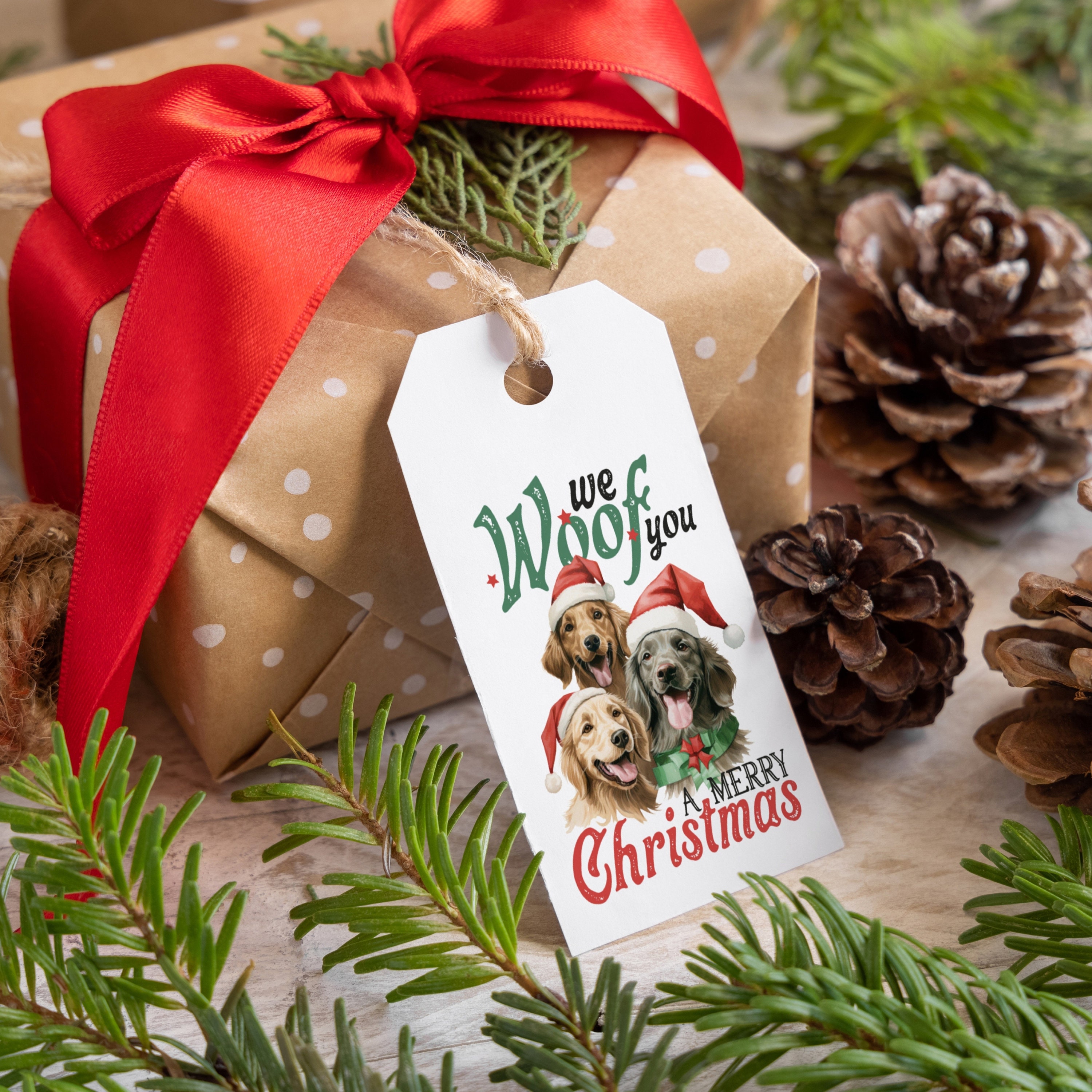 Printable Christmas Gift Tags Set of 12 Christmas Tag - Etsy