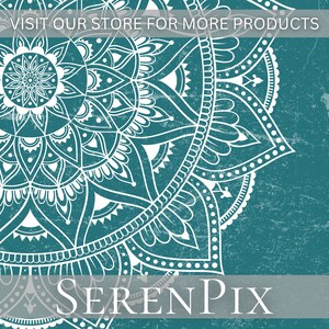 Mandala Wall Art, Set of 2 Prints, Yoga Poster, Meditative Decor ...