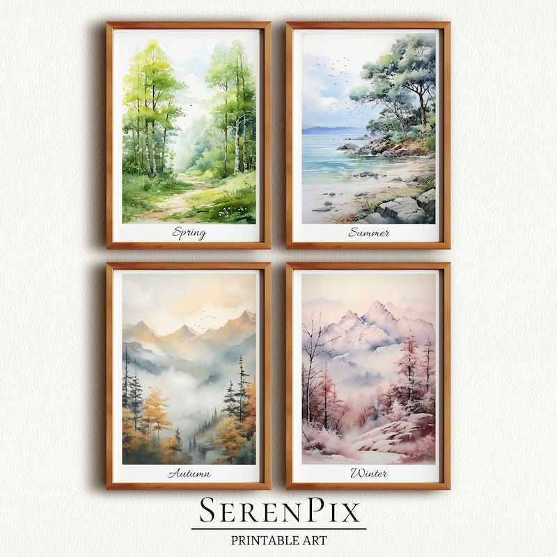Four Seasons Art - Etsy