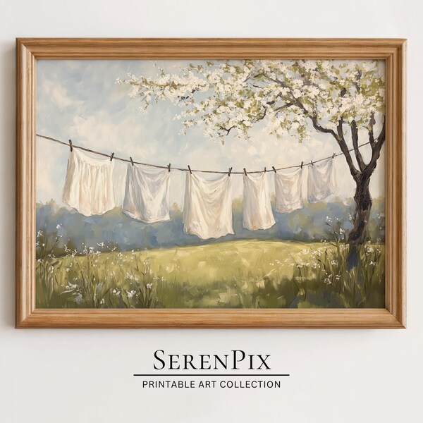 Laundry on the Line - Etsy