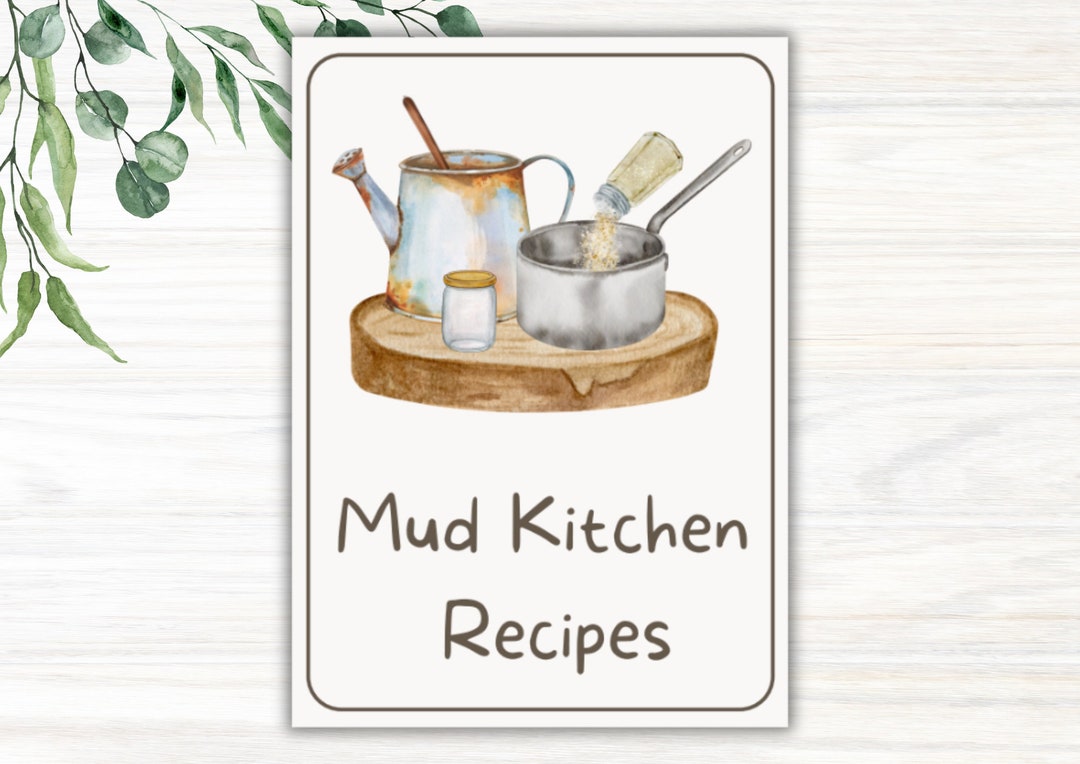 Printable Mud Kitchen Recipe Cards Educational Learning - Etsy