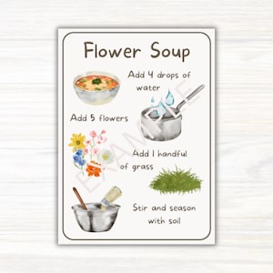 Printable Mud Kitchen Recipe Cards, Educational Learning Resources ...