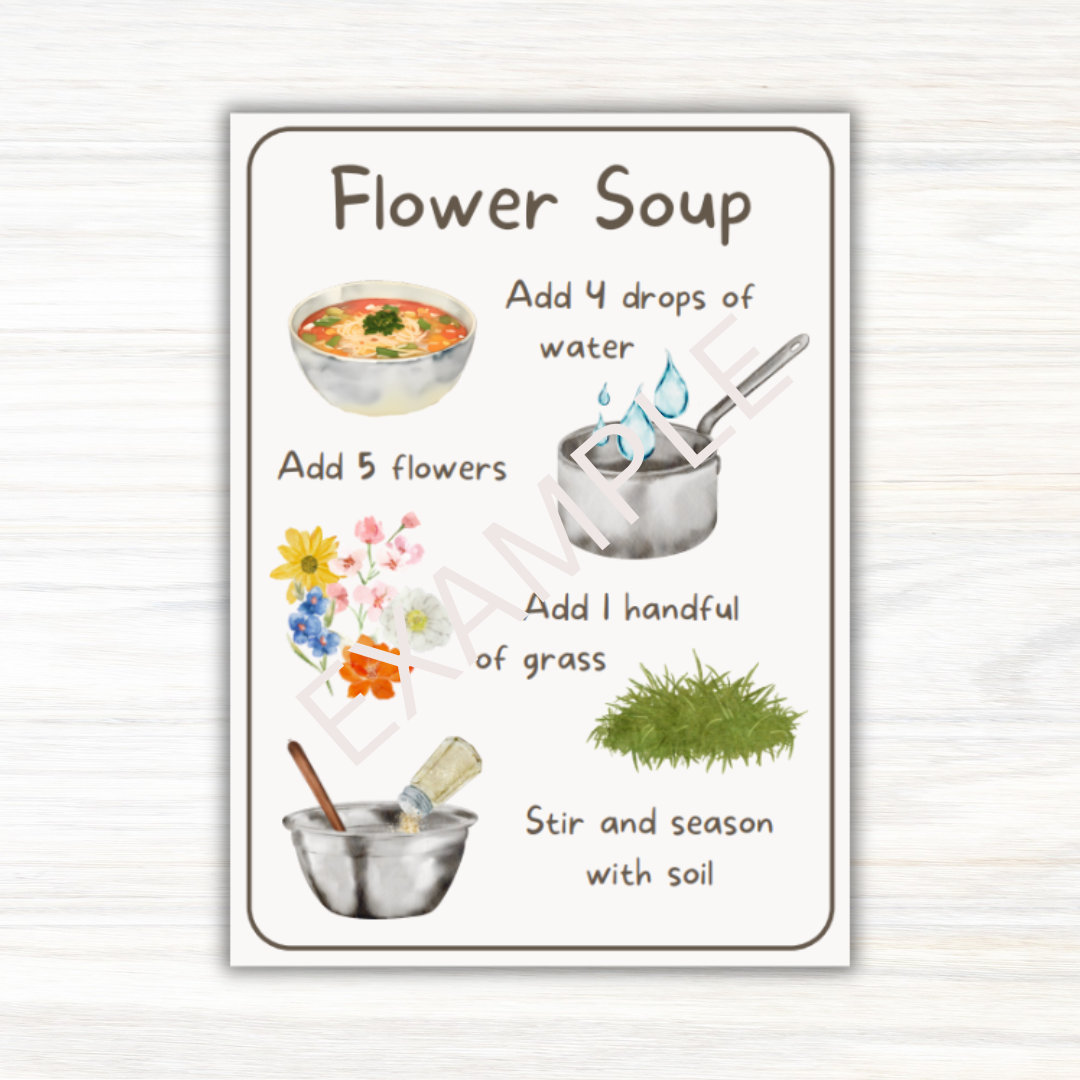 Printable Mud Kitchen Recipe Cards, Educational Learning Resources ...