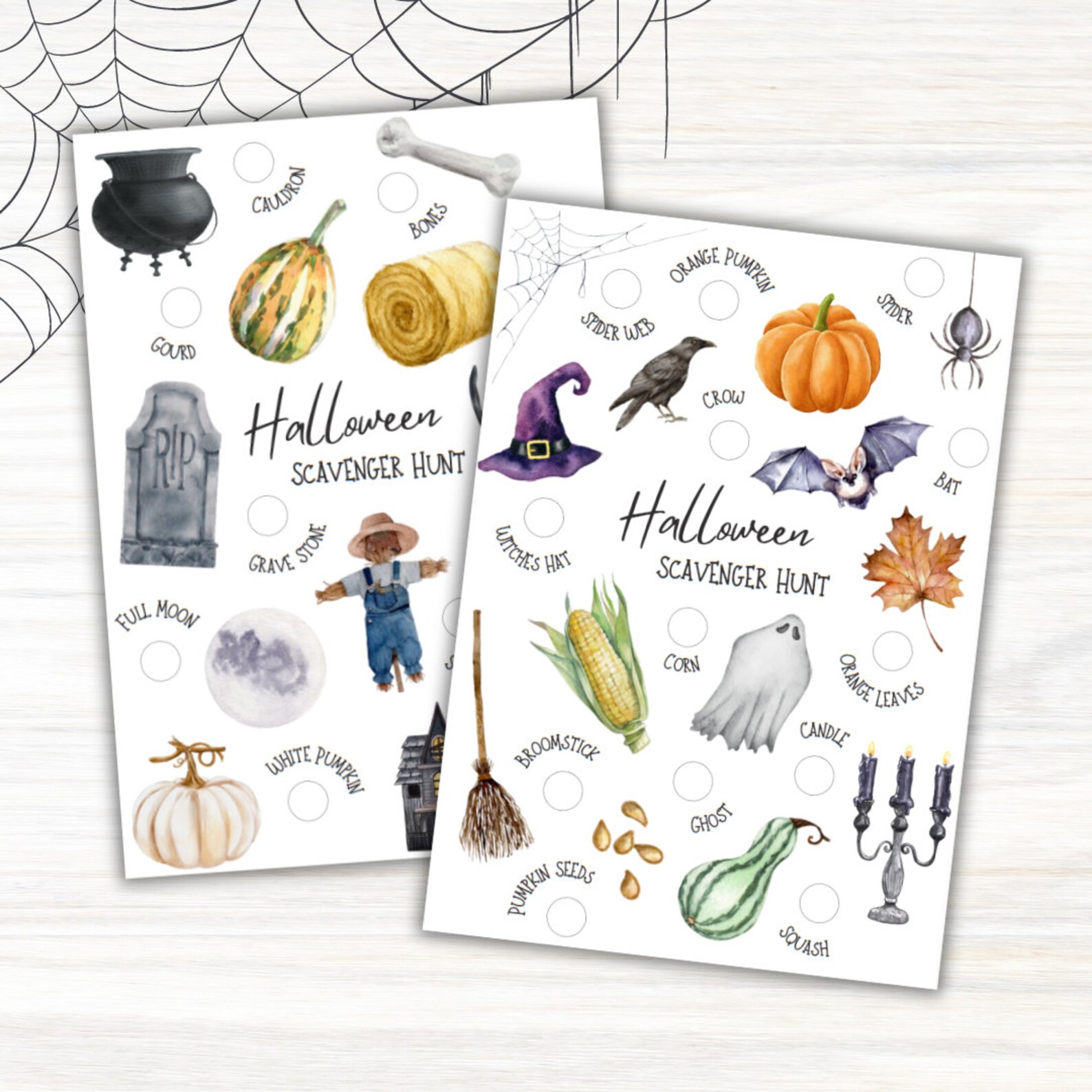 Printable Halloween Scavenger Hunt Halloween Treasure Hunt - Etsy