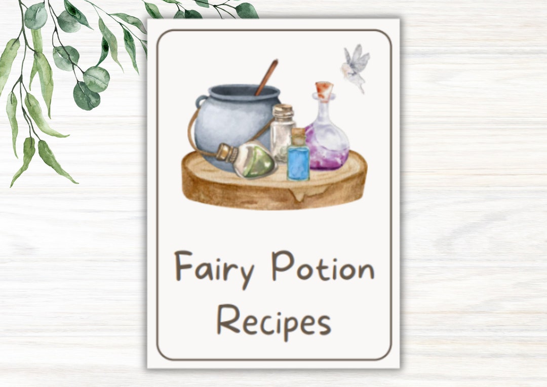 Printable Mud Kitchen Recipe Cards Fairy Potions Educational - Etsy Canada