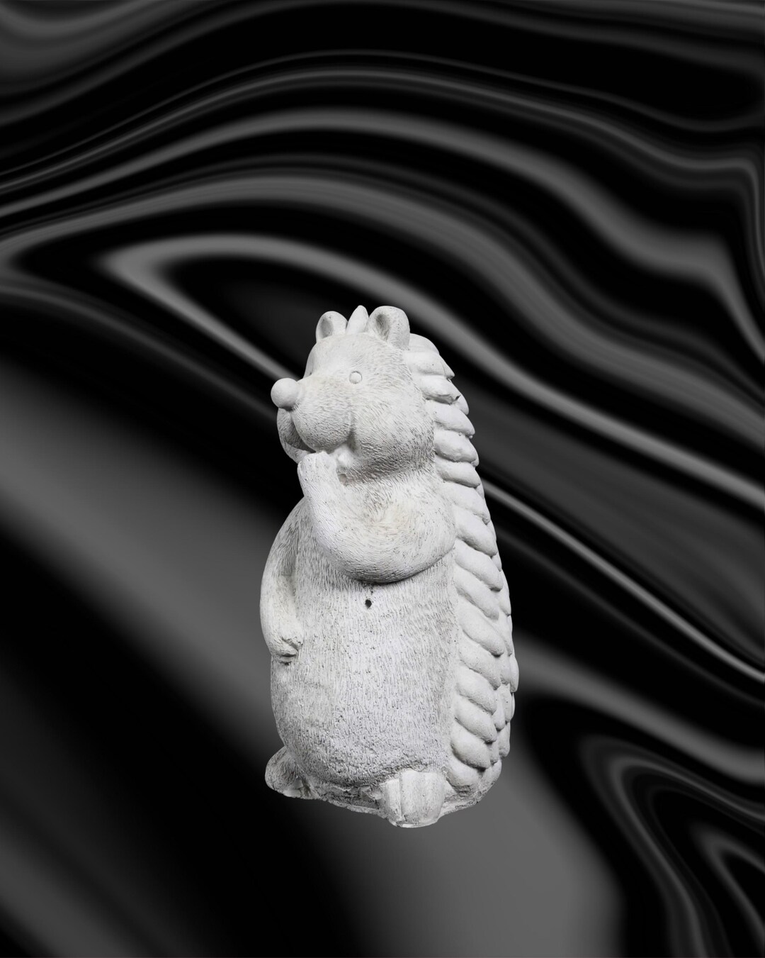 Concrete Hedgehog Standing Statue - Garden Decoration - Solid Cement - Etsy