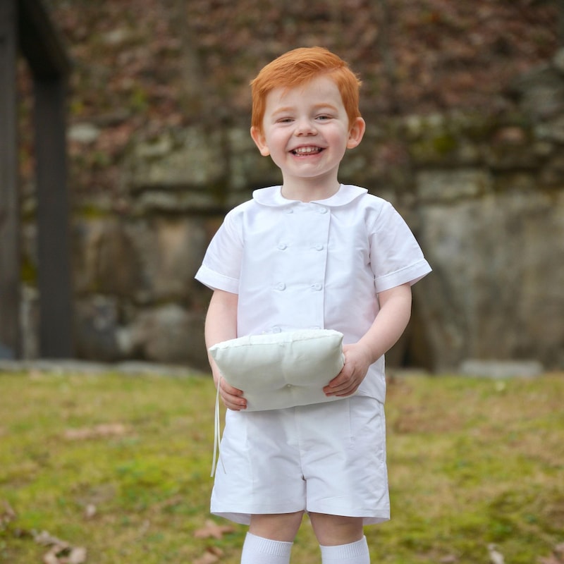 Silk Boys Ring Bearer Suit - Etsy