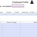 Employee Profile Pack (fillable Pdfs) - Etsy