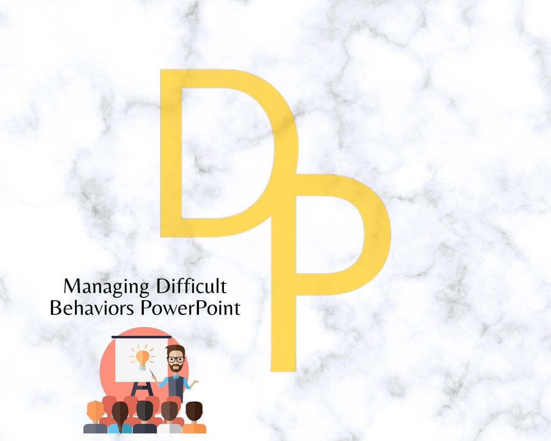 Managing Difficult Behaviors (PPT) - Etsy