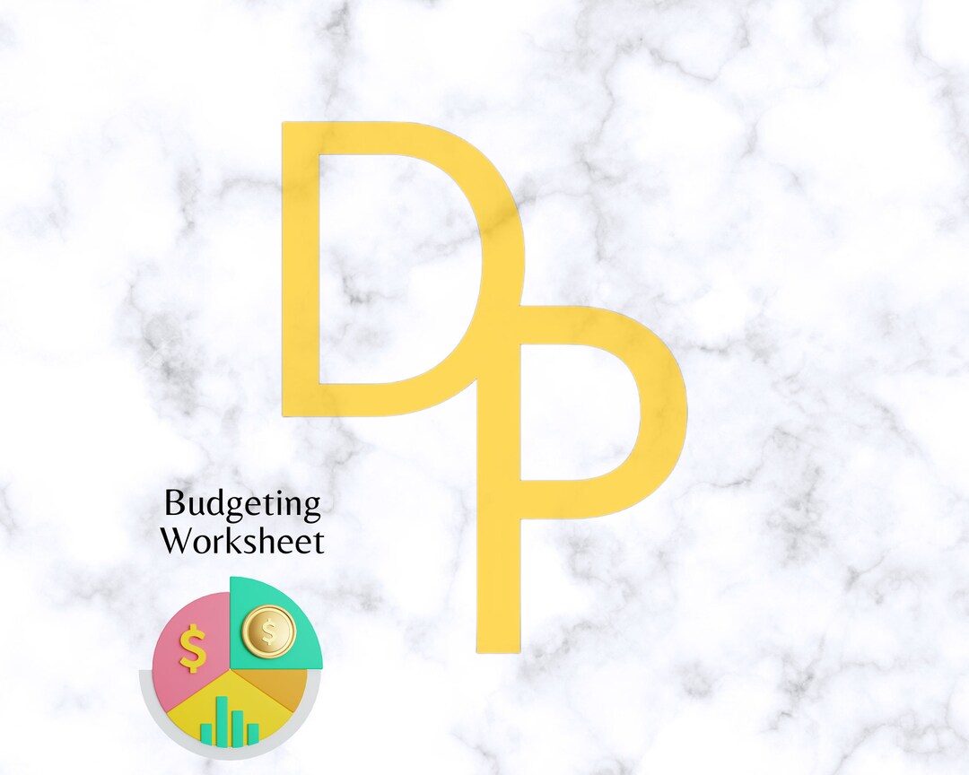 Monthly Budgeting Worksheet (fillable PDF) - Etsy