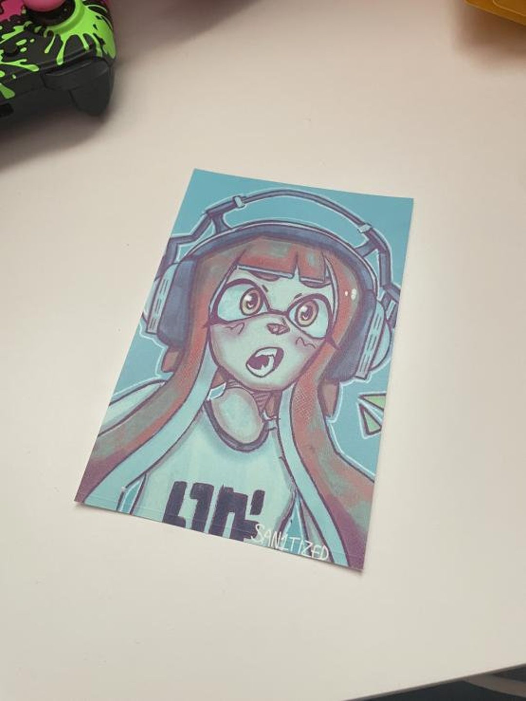 Splatoon Inkling Girl Art Print - Etsy