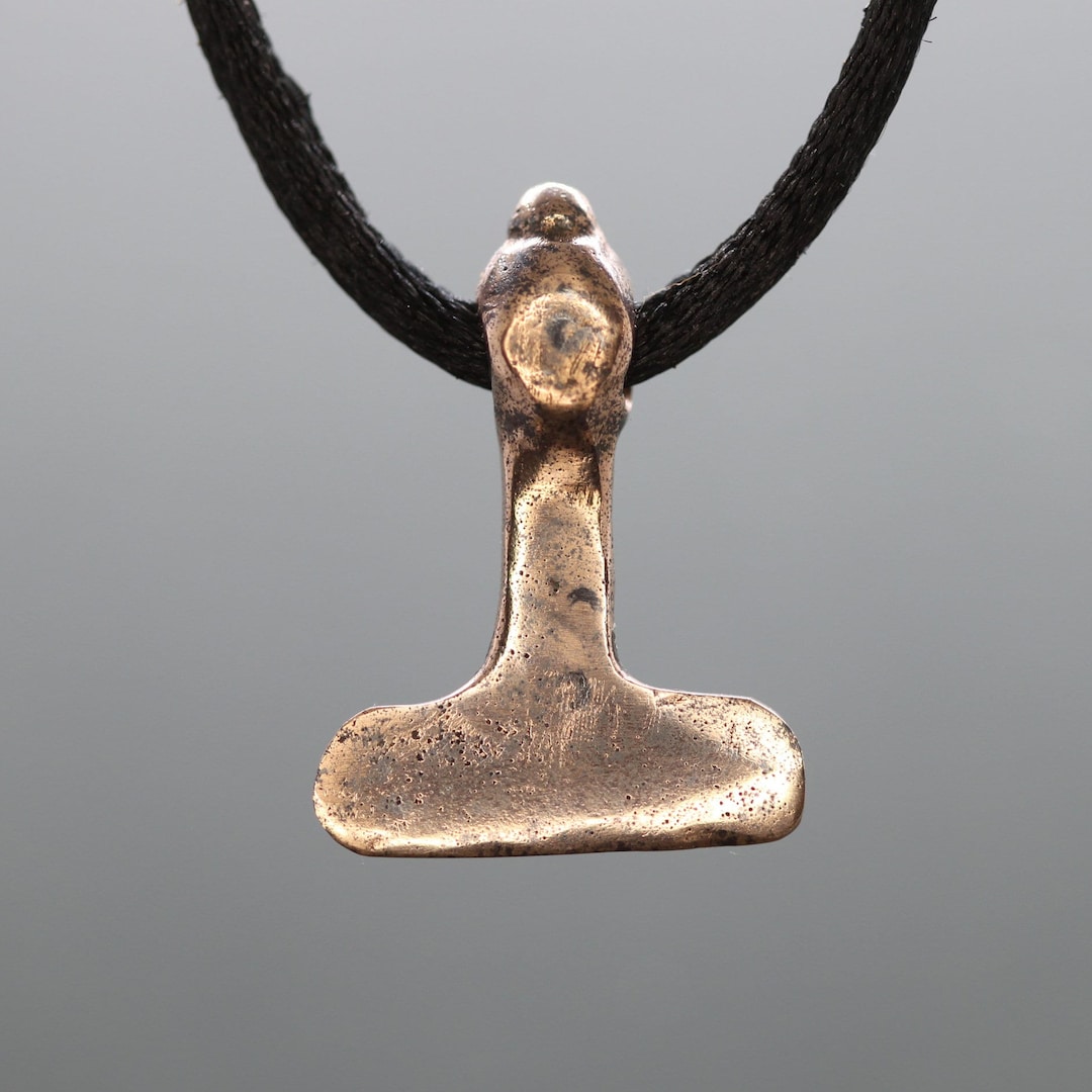Ancient Medieval Viking Mjolnir Necklace. Thor's Hammer Amulet. Viking ...