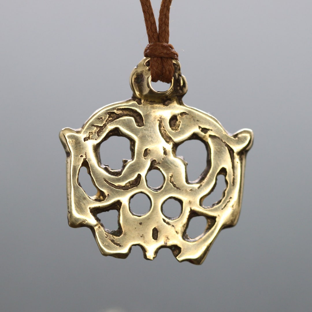 Ancient Medieval Viking Borre Style Wolf Fenrir Pendant. Viking Amulet ...