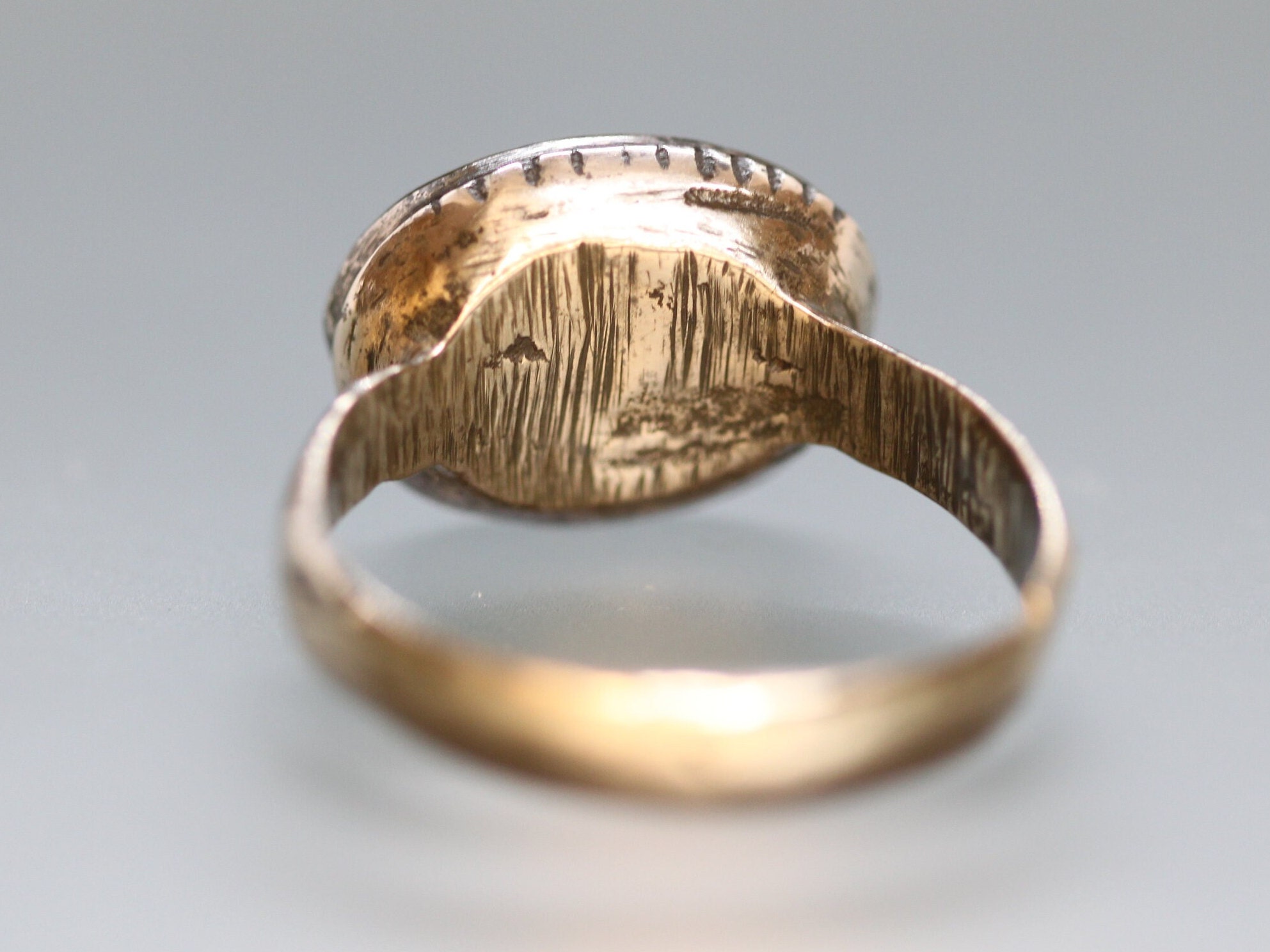 Medieval Coat of Arms Ring. Ancient Signet Ring. Seal Ring. Artifact ...