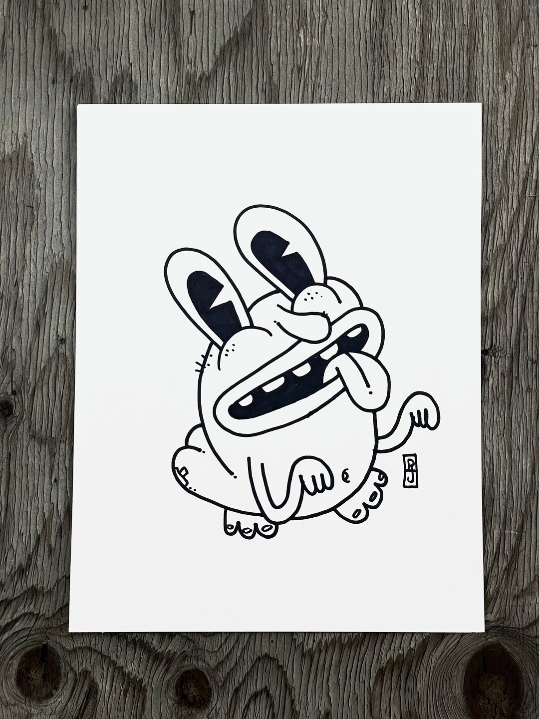 Original Art - Frog Boy - Drawing With Doofus - Etsy