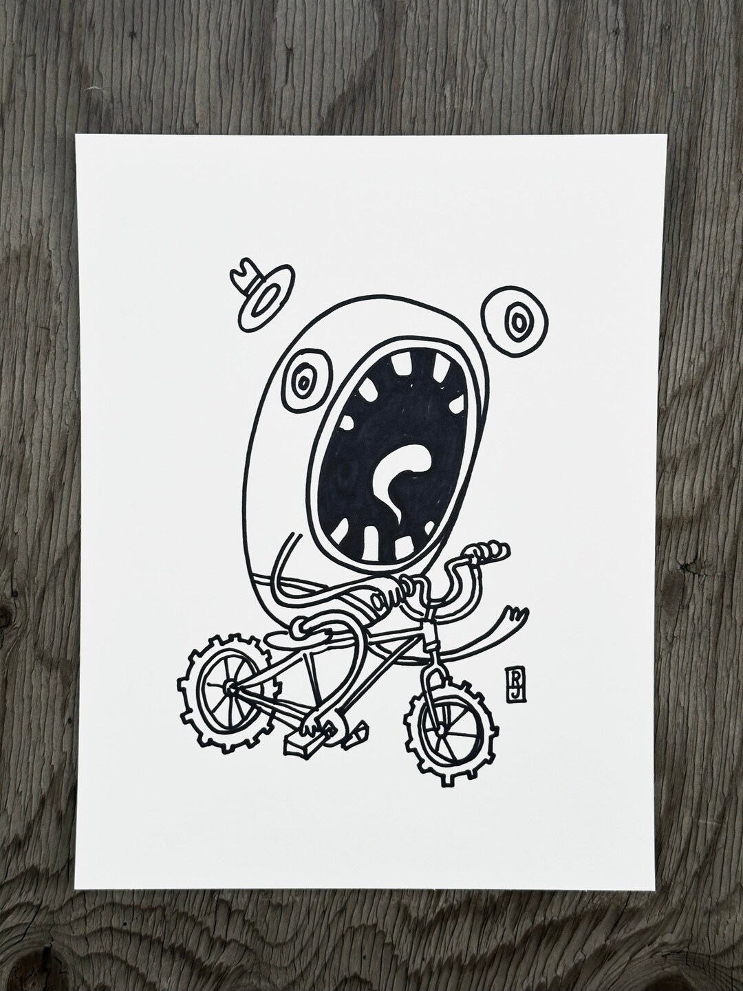 Original Art - Look Ma! One Leg! - Drawing With Doofus - Etsy