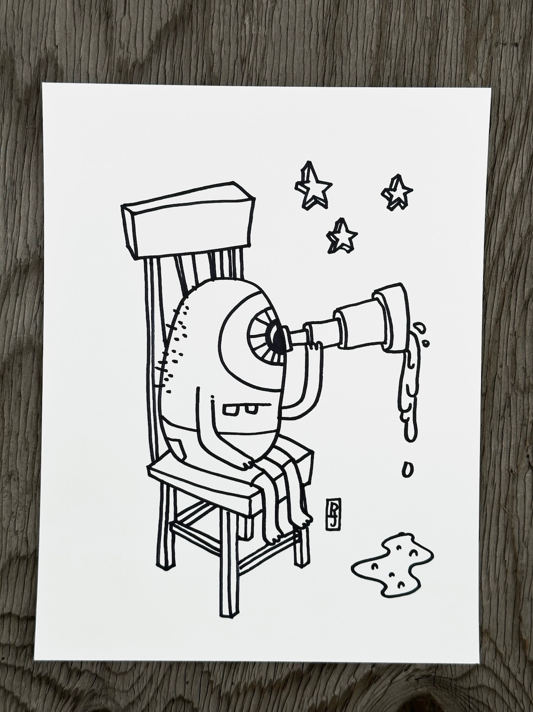 Original Art - Lookin at Stuff - Drawing With Doofus - Etsy