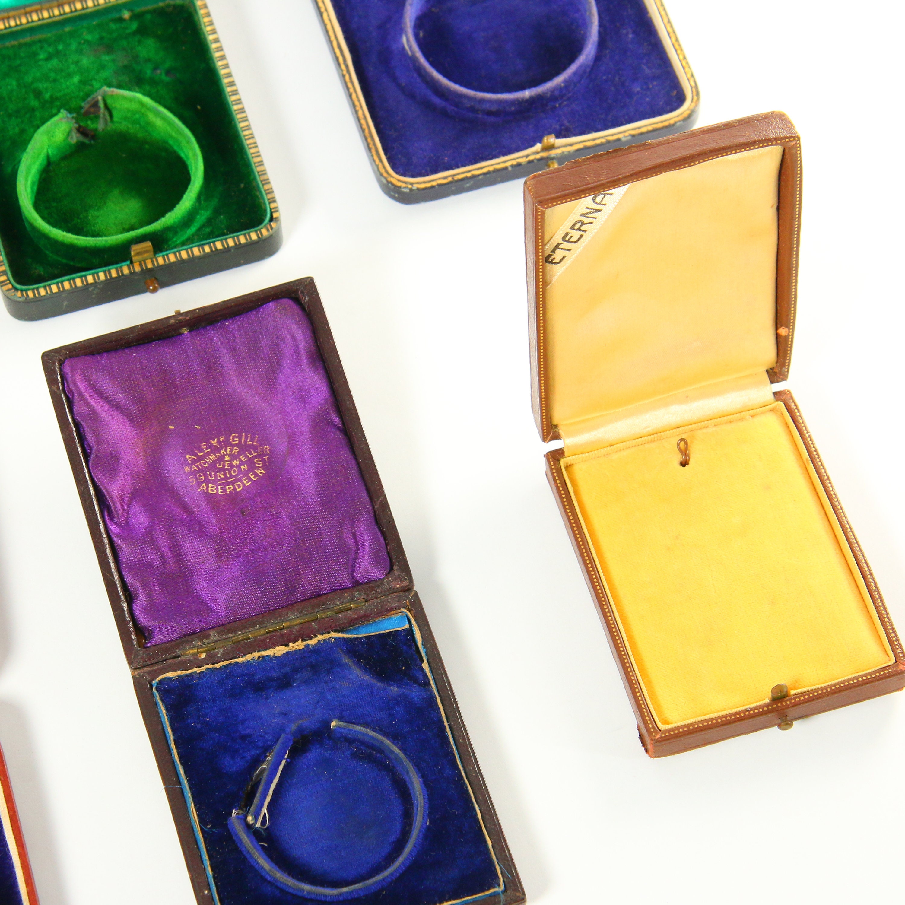 6 Pocket/fob Watch Presentation Boxes Benson London Antique & Vintage ...