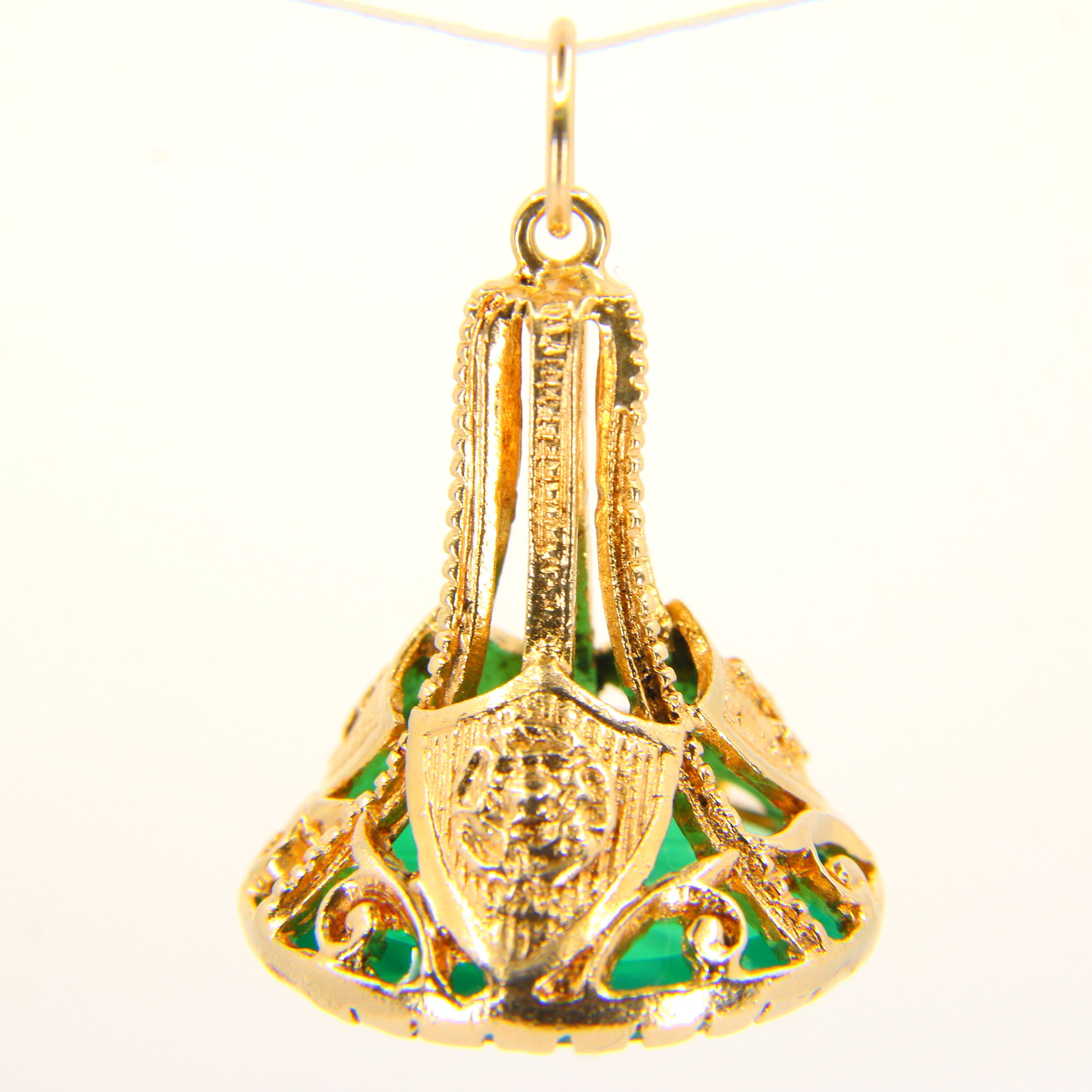 9ct Gold Centurion Head Helmet Drop Pendant Charm Yellow Gold - Etsy