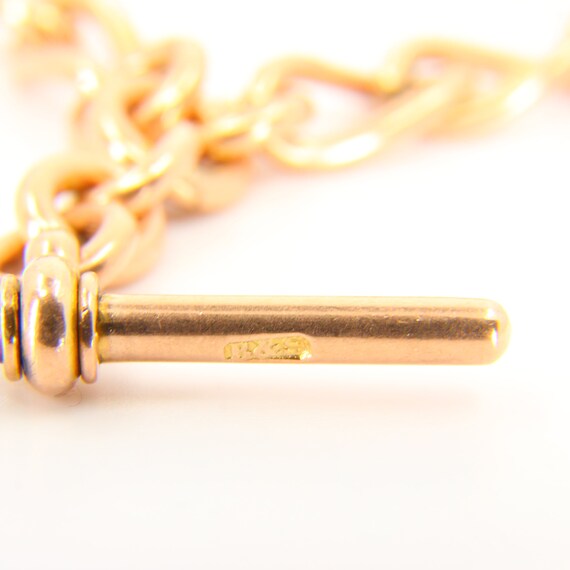 Antique 9ct Rose Gold Albert Watch Chain Guard Chain … - Gem