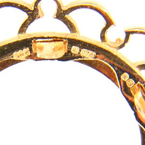 Vintage 9ct Gold Half Sovereign Gold Coin Display Pendant Hallmarked ...