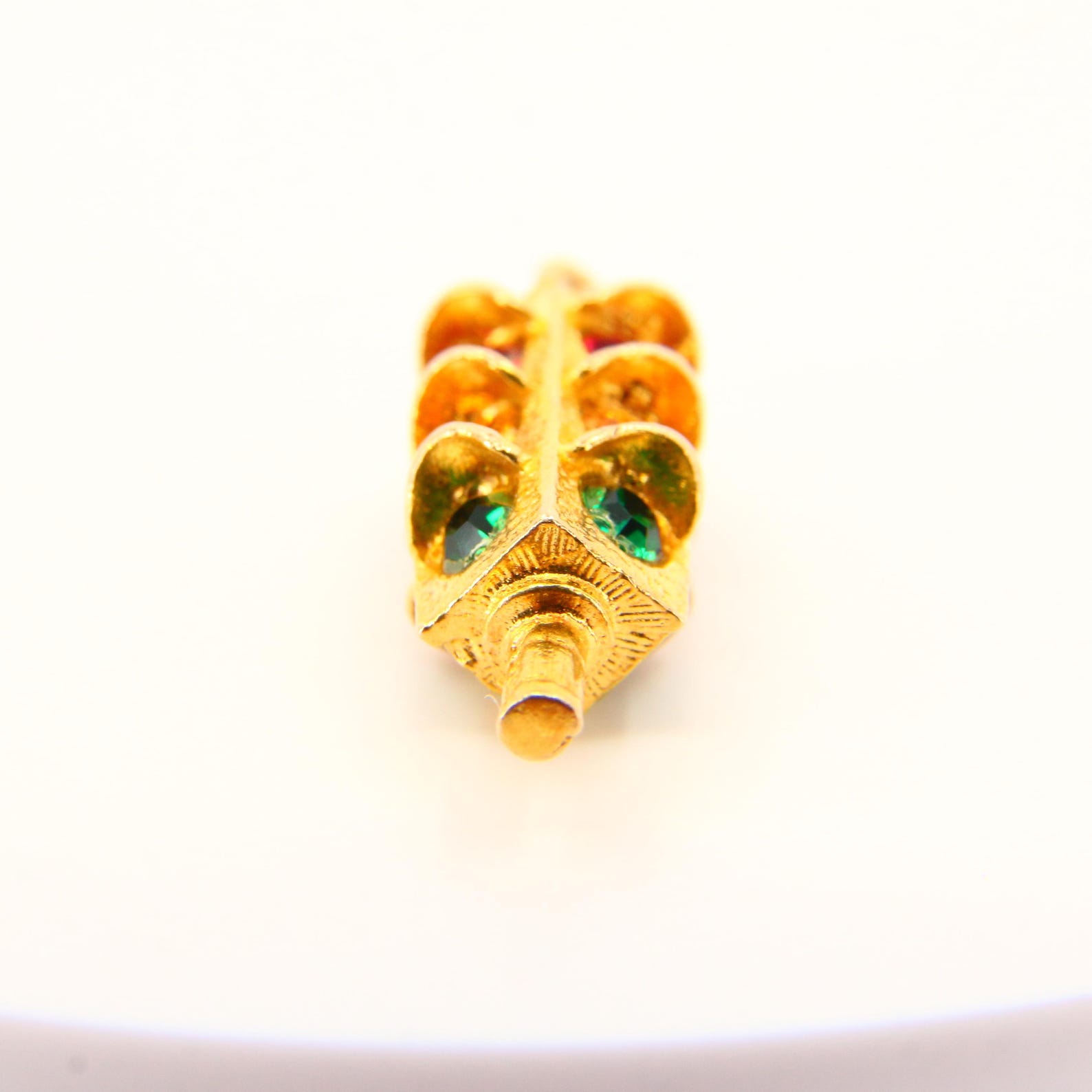 Vintage 9ct Yellow Gold Traffic Light Charm Pendant - Etsy